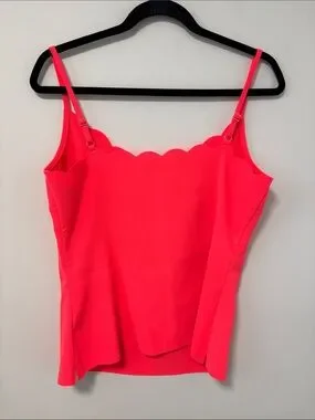 Ted Baker London | Tops | Ted Baker London Neon Pink Scallop Neck Cami ...